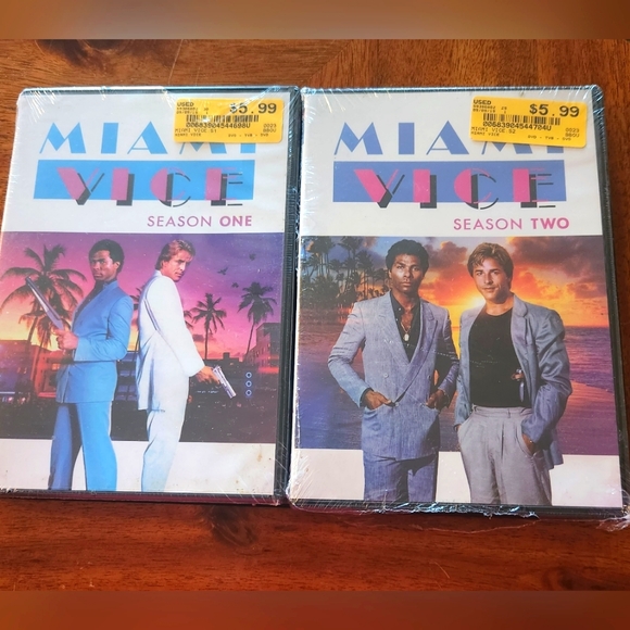 Media | Miami Vice Seasons 1 And 2 On Dvd | Poshmark